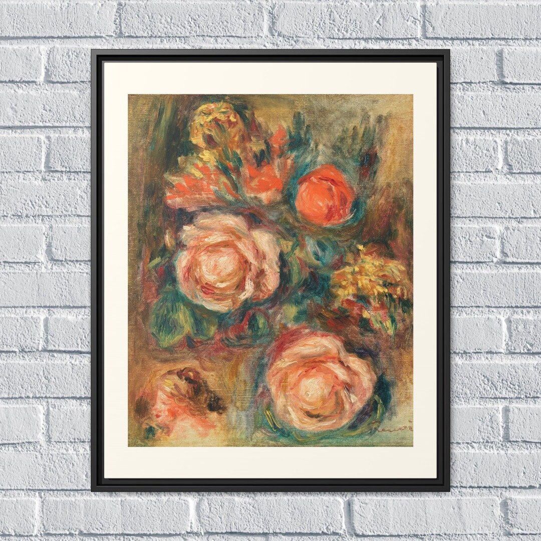 Pierre Auguste Renoir Bouquet of Roses bouquet De Roses Premium Quality ...