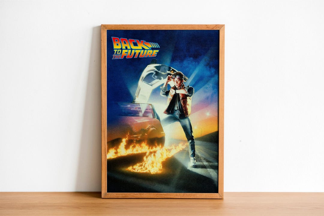 Back to the Future 1985 Poster, Retro Sci-fi Comedy Adventure, Vintage ...