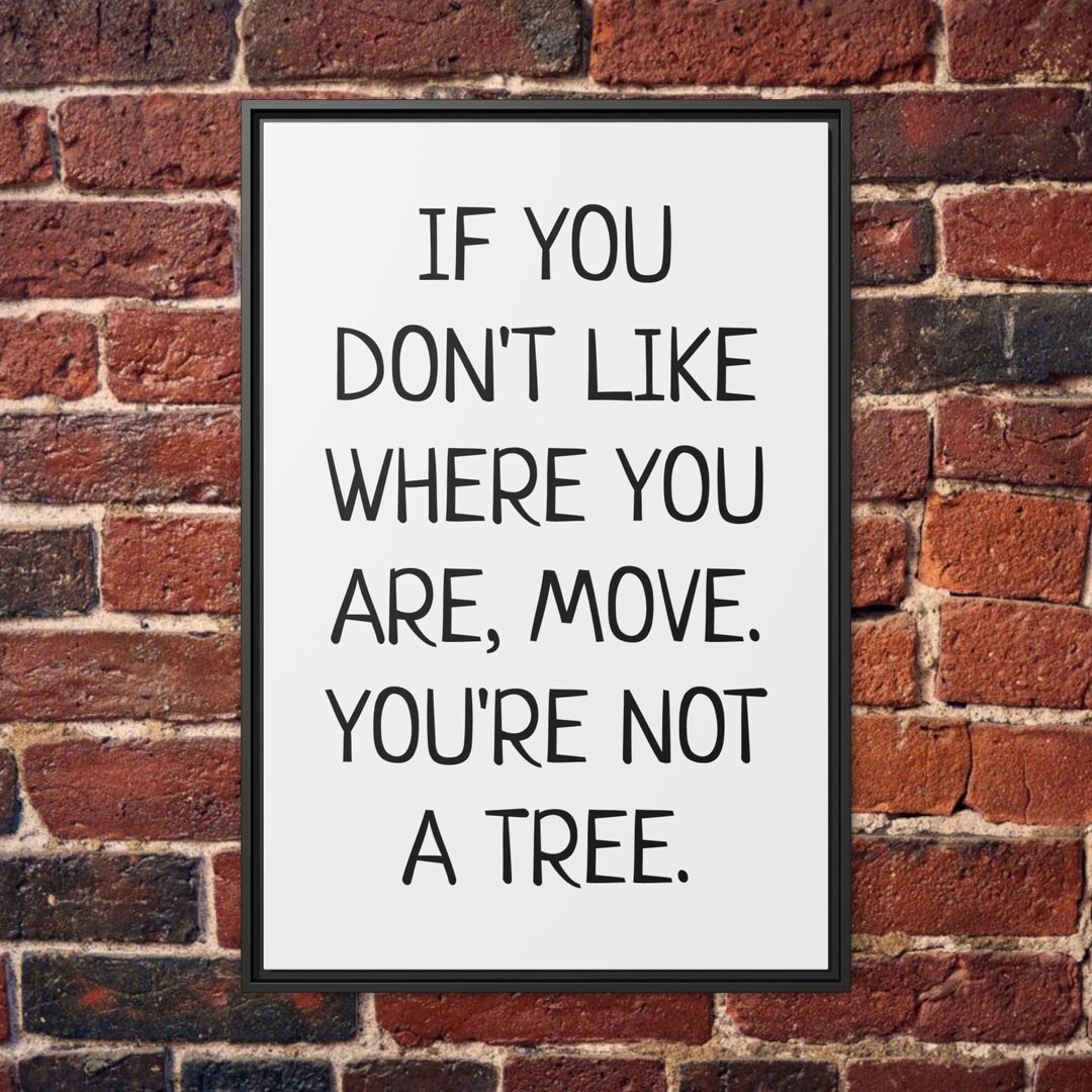 Inspirational Quote Poster Funny Motivational Print Aesthetic Motto ...