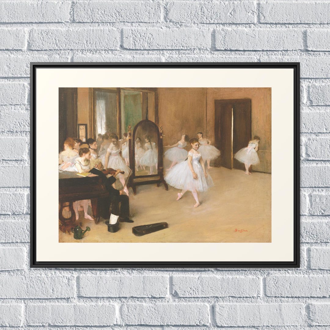 Edgar Degas the Dancing Class Premium Quality Poster Vintage Wall Art ...