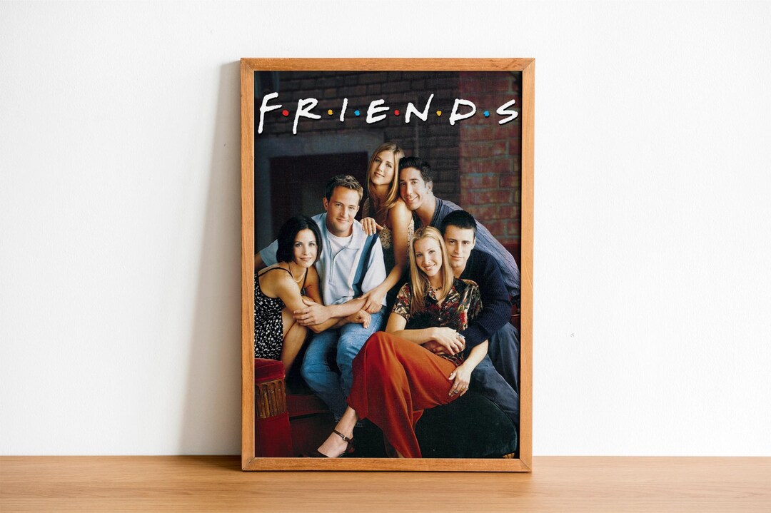 Friends 1994 Poster, Iconic Sitcom Artwork, Retro TV Show Wall Decor ...