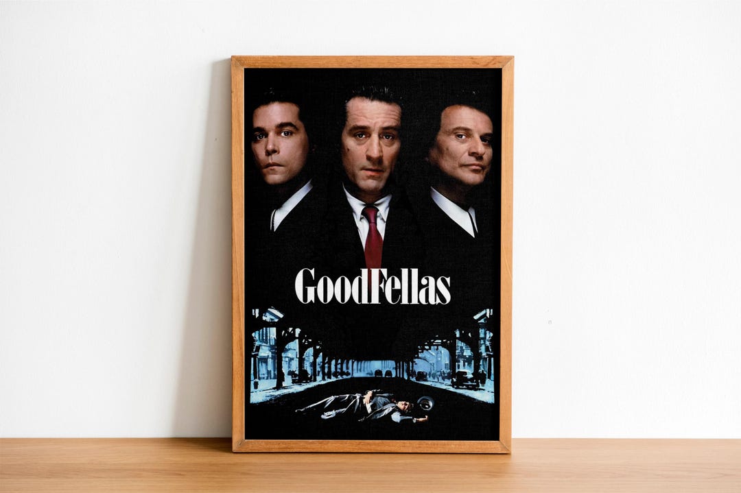 Goodfellas 1990 Poster Crime Drama Movie Art, Retro Wall Decor, Classic ...