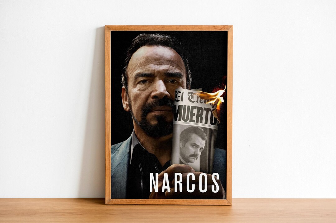 Narcos 2015 TV Series Poster, Crime Drama Artwork, Iconic Netflix ...