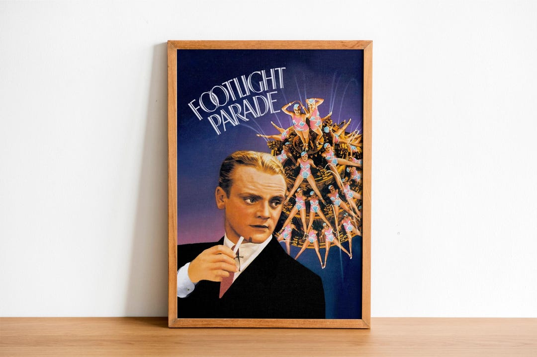 Footlight Parade 1933 Poster Classic Musical, Vintage Hollywood Art ...