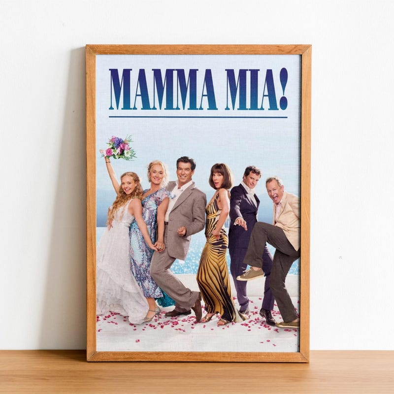Mamma Mia Film Poster - Etsy