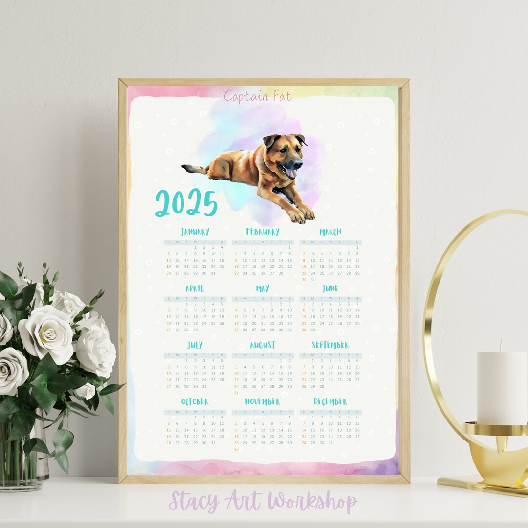 Personalized Calendar, Custom Calendar, Portrait Calendar, Pet Calendar ...