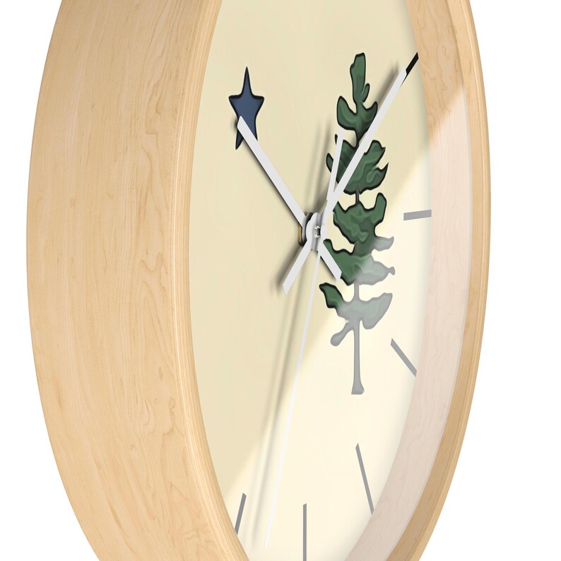 Maine State Flag Wall Clock - Etsy