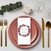 Printable Digital Wedding Menu | Elegant Design | Downloadable PDF File ...