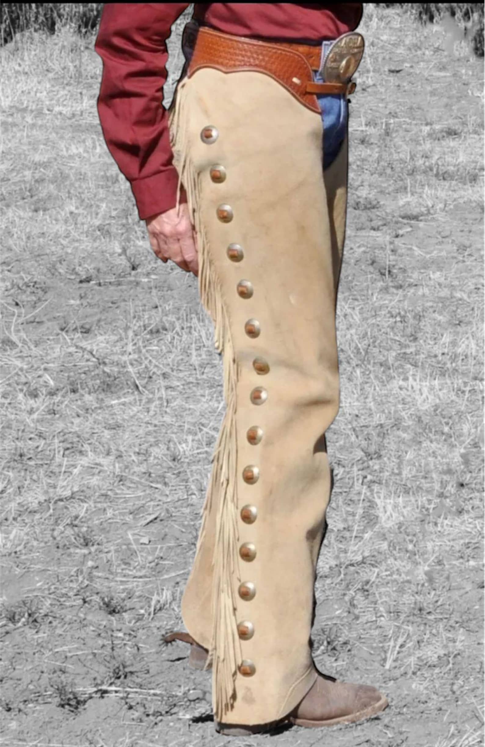 Native American Western Cowboy Horse Riding Chap, Western Cowboy Chap ...