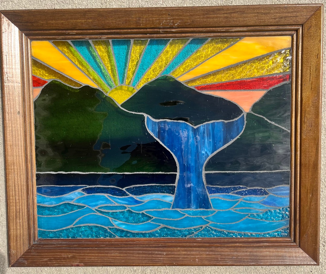 Stained Glass Maui Mosaic Panel - Etsy
