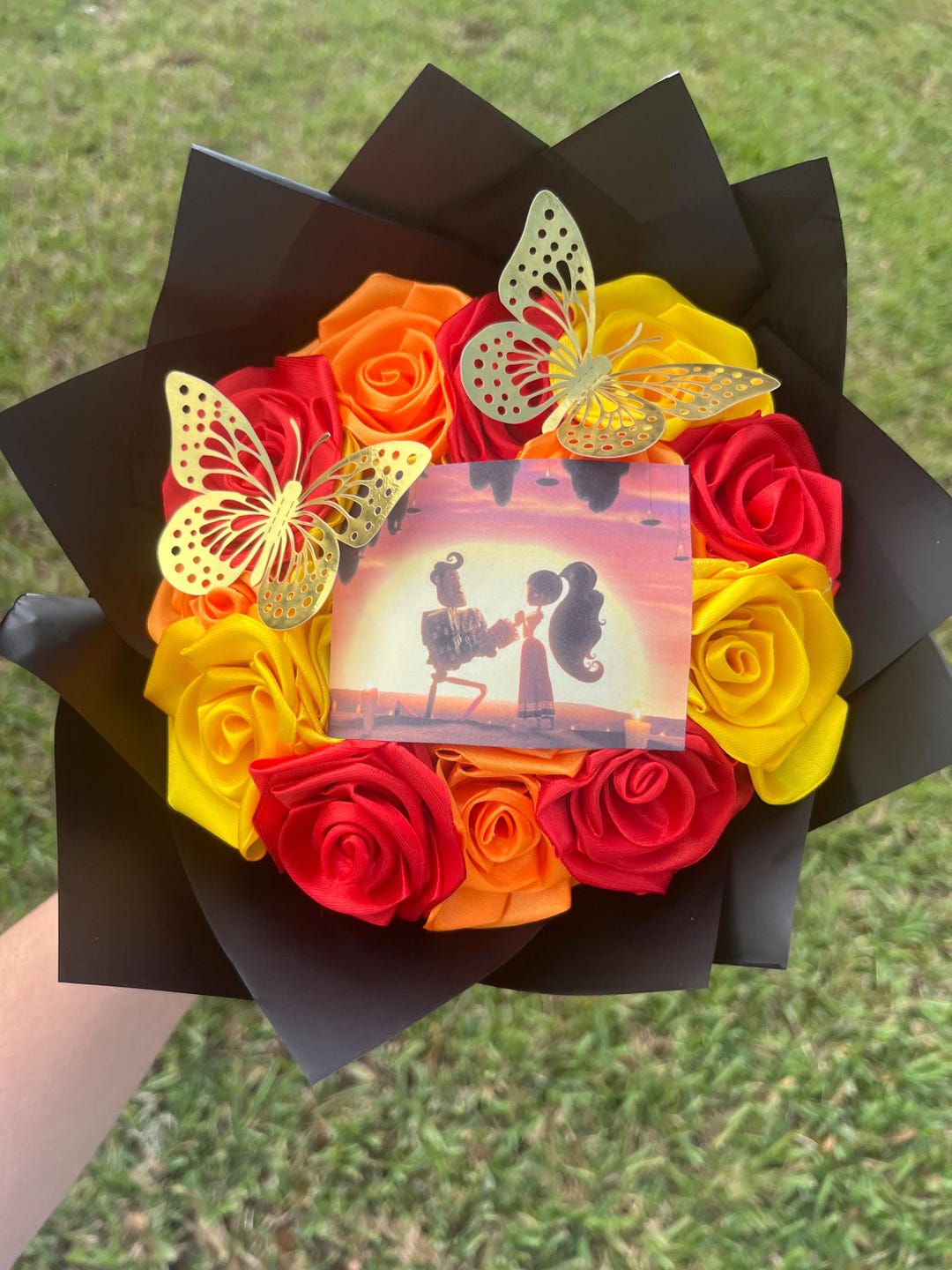 Book of Life Ribbon Rose Bouquet| 15 Count| the Book of Life Movie Ramo ...
