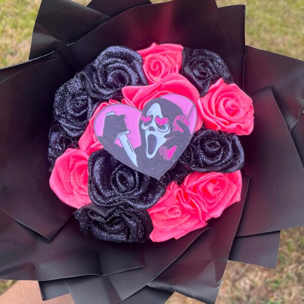 Ribbon Rose Bouquet - Etsy