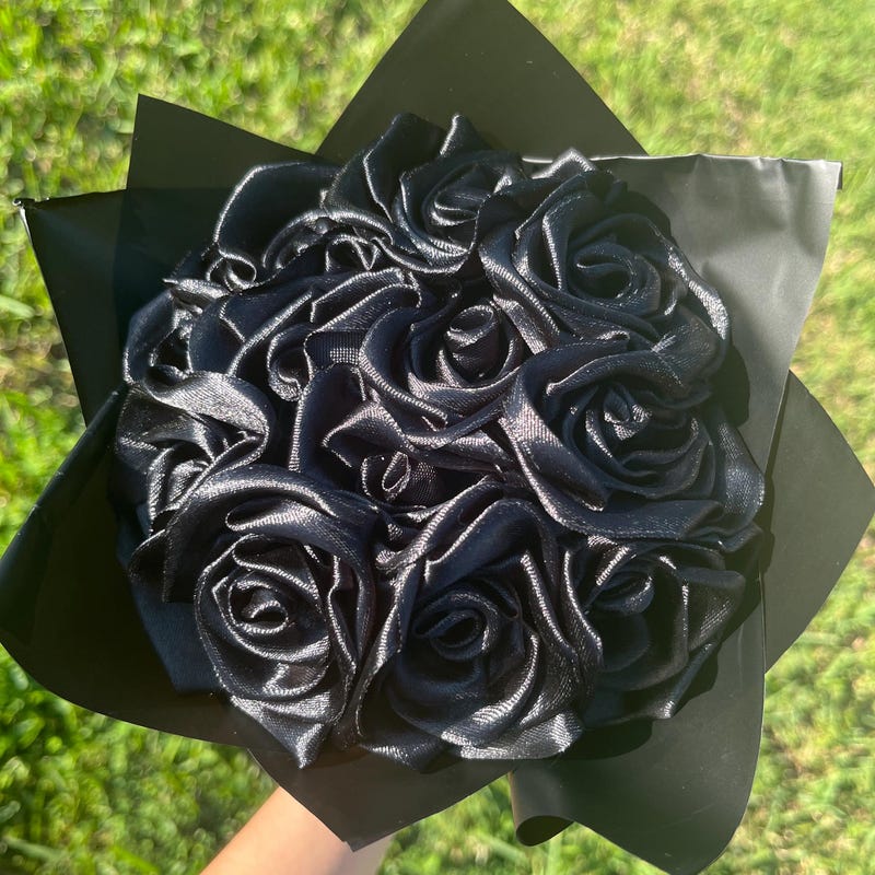 Ribbon Roses - Etsy
