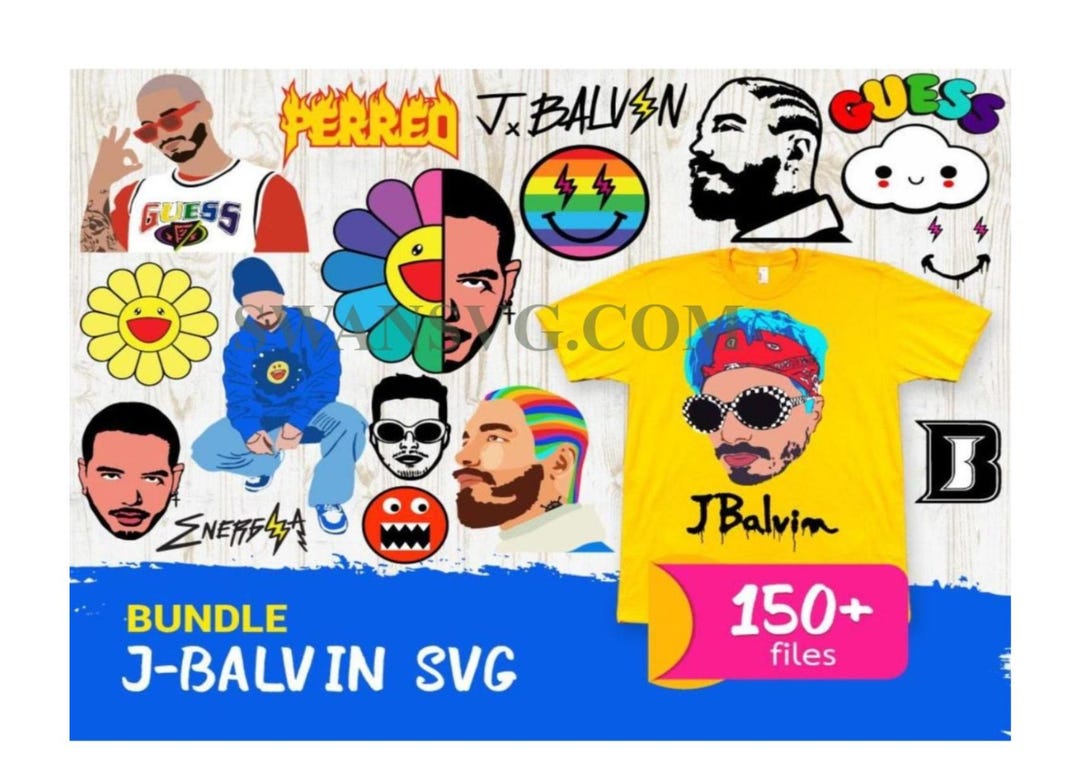 150 Bundle J Balvin SVG, J Balvin Svg, Trending Svg, J Balvin Svg ...