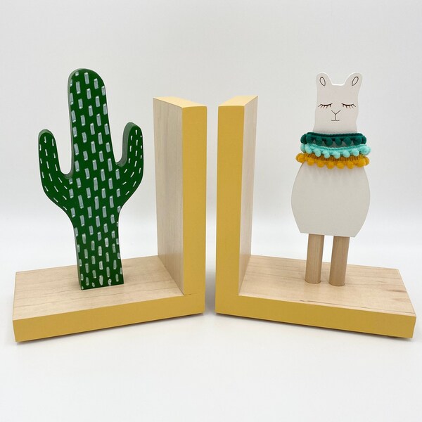 Llama and Cactus Nursery Decor - Etsy