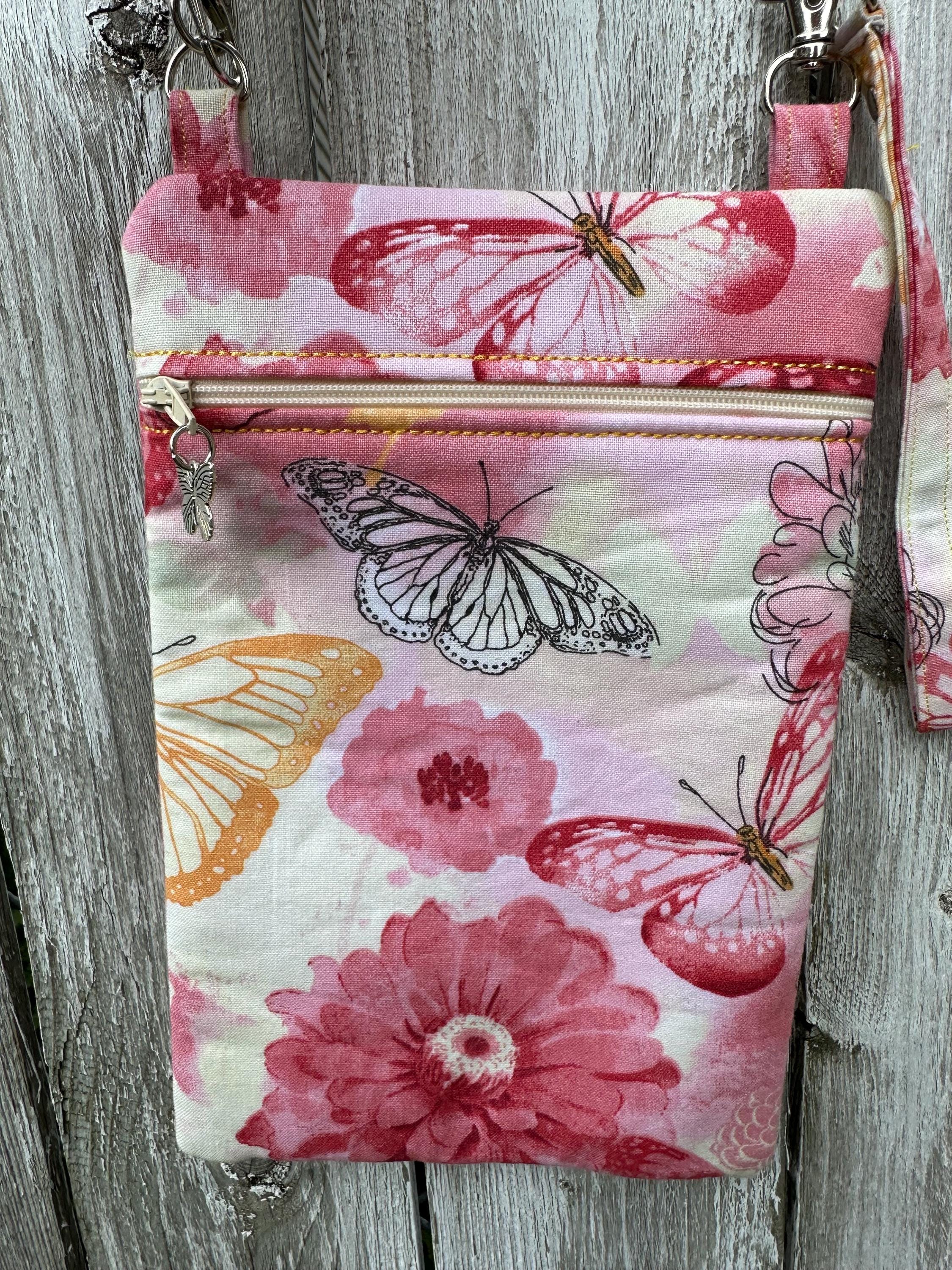 Small Bag With Matching Change Purse. Butterflies - Etsy