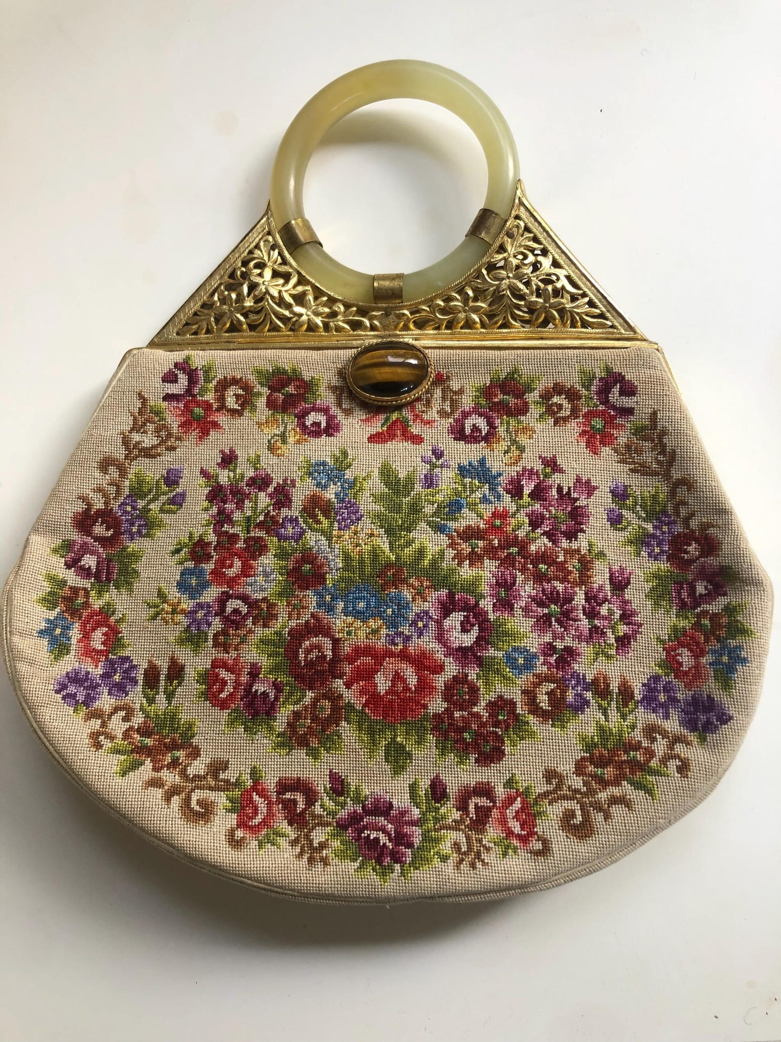 Vintage Chinese Needle Point Purse - Etsy