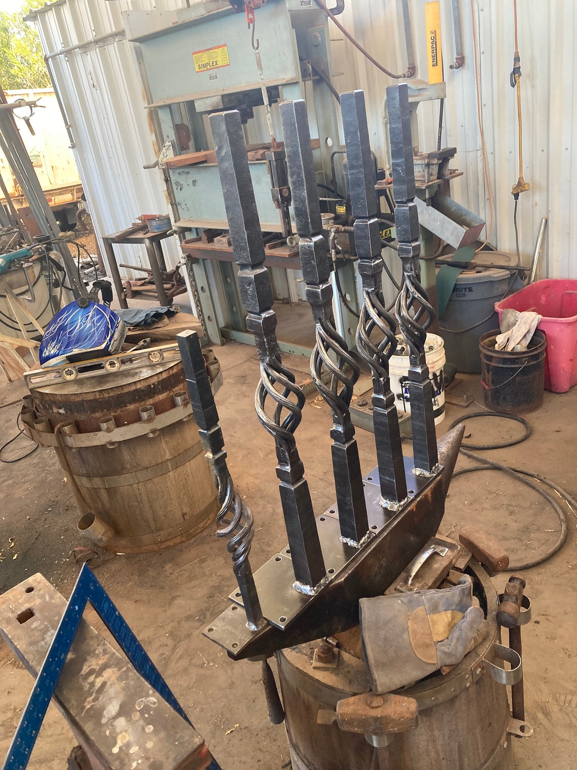 Table Legs Hand Forged From 1.5” Bar Steel - Etsy