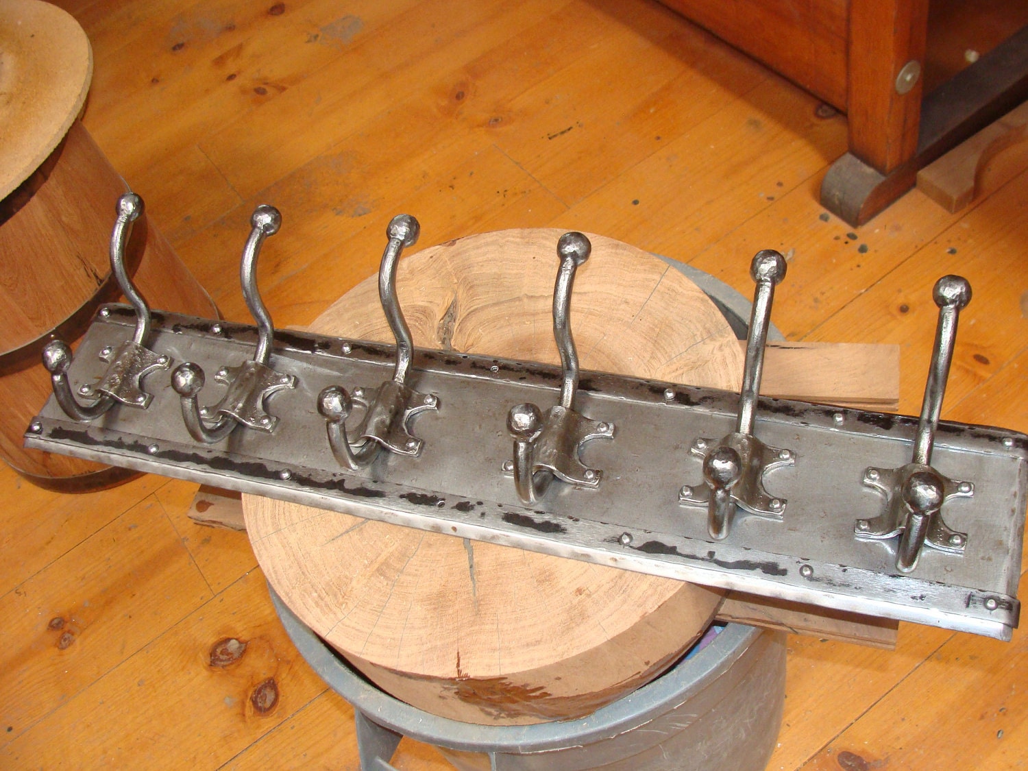 Coat Rack Hand Forged - Etsy