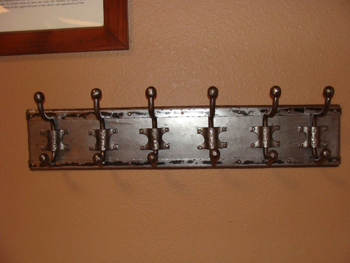 Coat Rack Hand Forged - Etsy