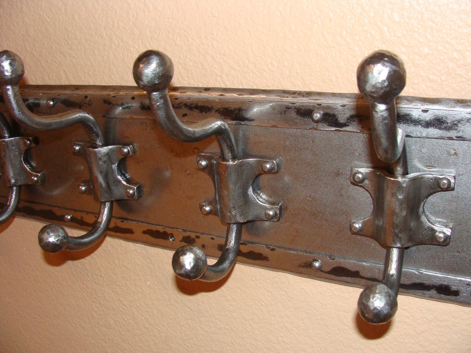 Coat Rack Hand Forged - Etsy