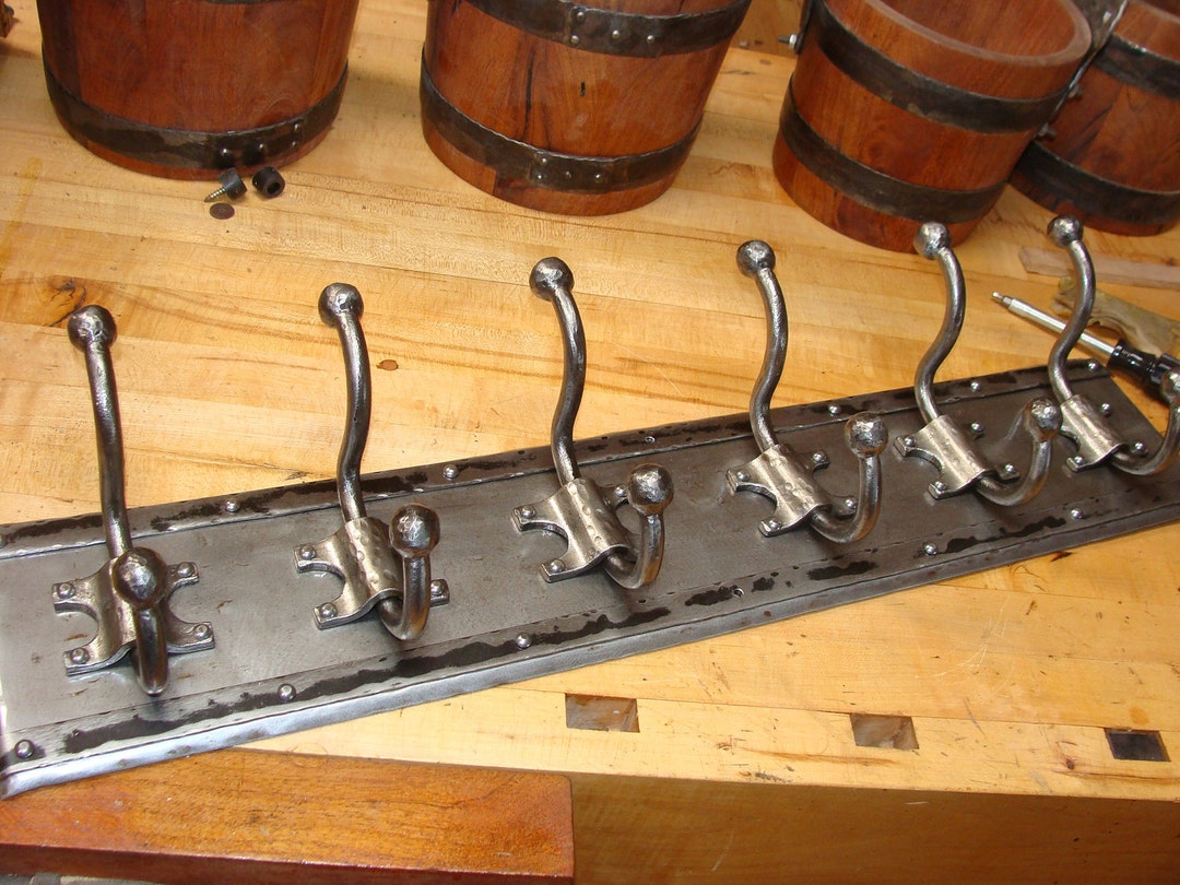 Coat Rack Hand Forged - Etsy
