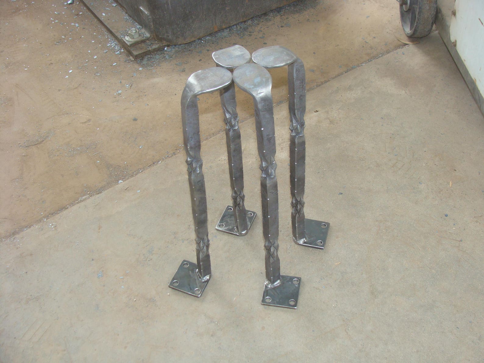 Table Legs Hand Forged - Etsy