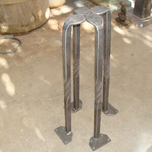 Table Legs Hand Forged - Etsy