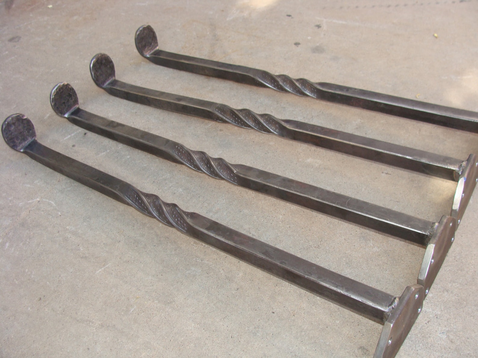 Table Legs Hand Forged - Etsy