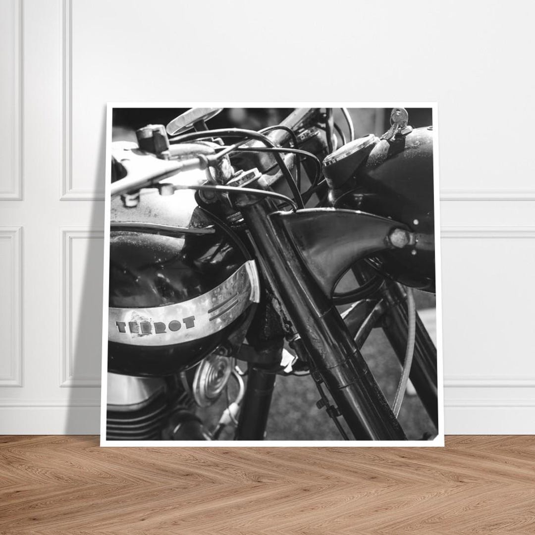 TERROT Motorcycle, Bike, Vintage, Engine, Poster, Print, Photo, Print ...