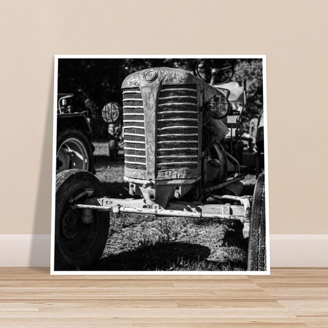 VINTAGE TRACTOR Poster, Print, Photo, Picture, Fine Art, Wall Art ...