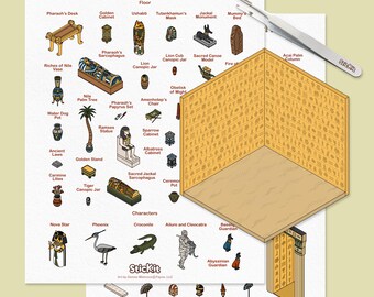 DIY Tiny 3D Sticker Kit Designed for Building Miniature Worlds - Etsy ...