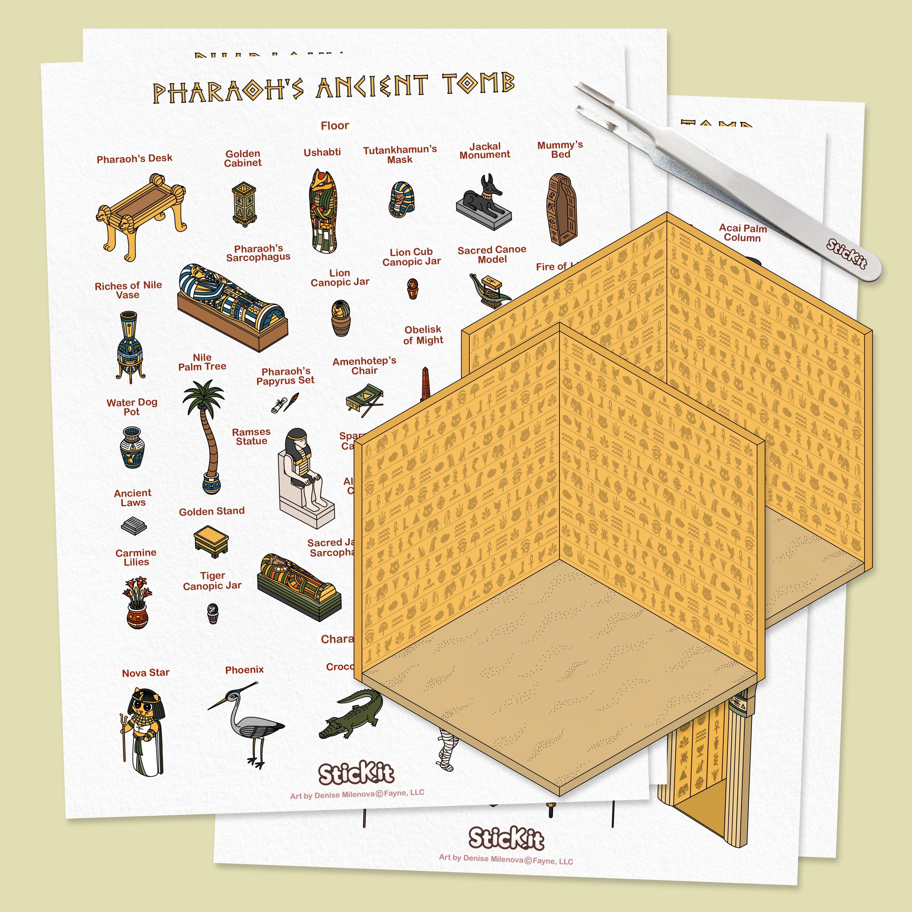 DIY Tiny 3D Sticker Kit Designed for Building Miniature Worlds ...
