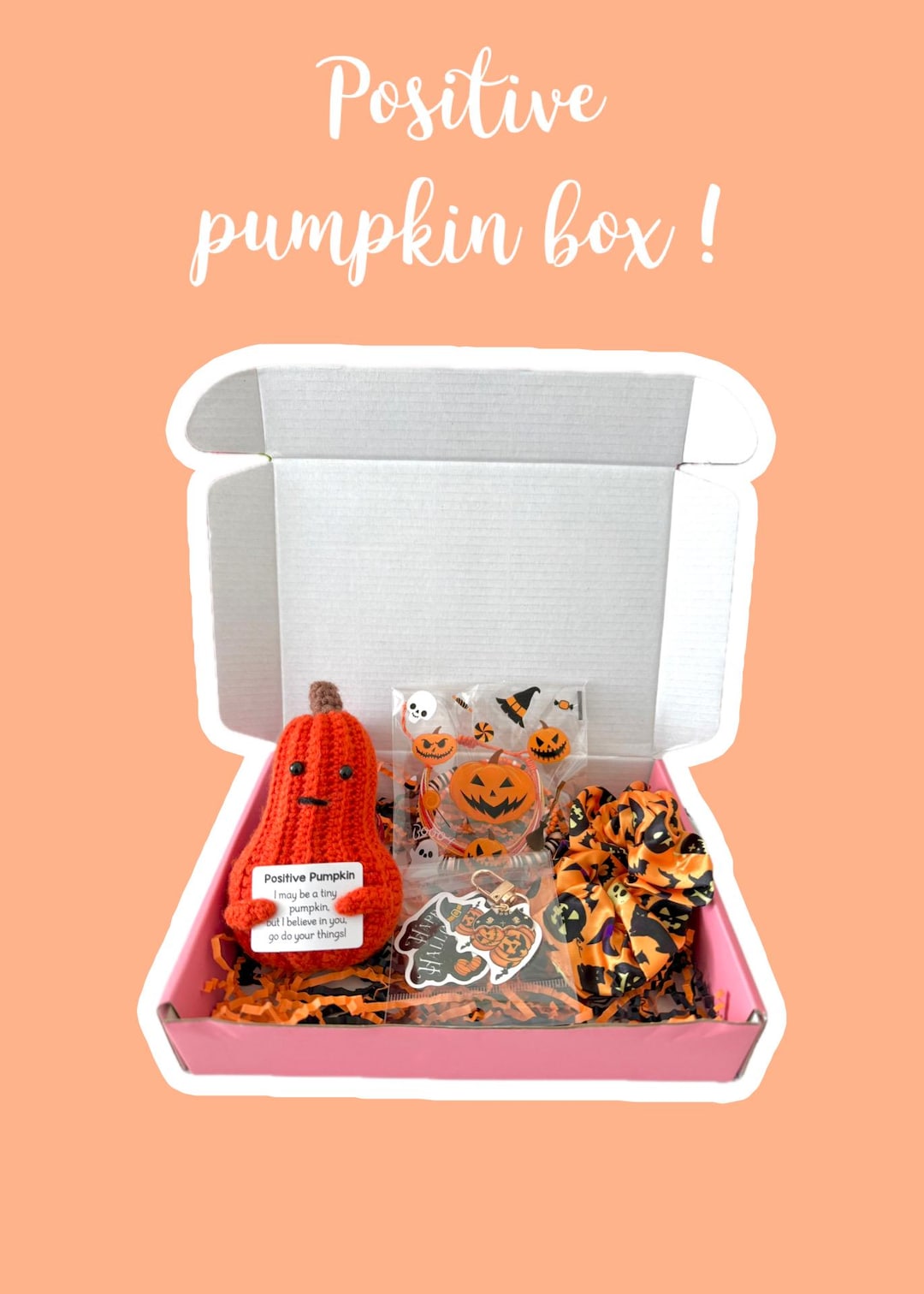 Positive Pumpkin Box - Etsy