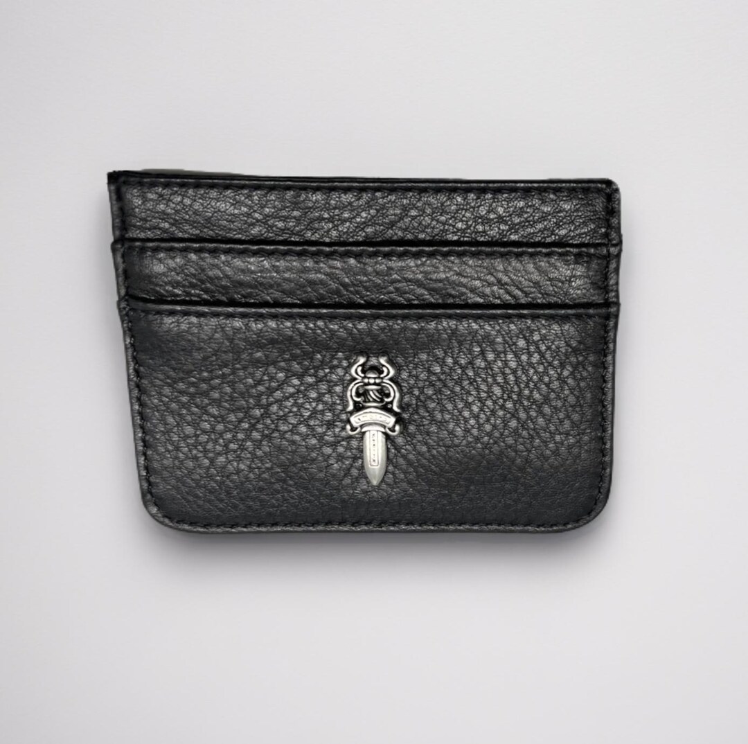 Chrome Hearts Inspired Cardholder, Wallet, Anniversary Gift Leather ...