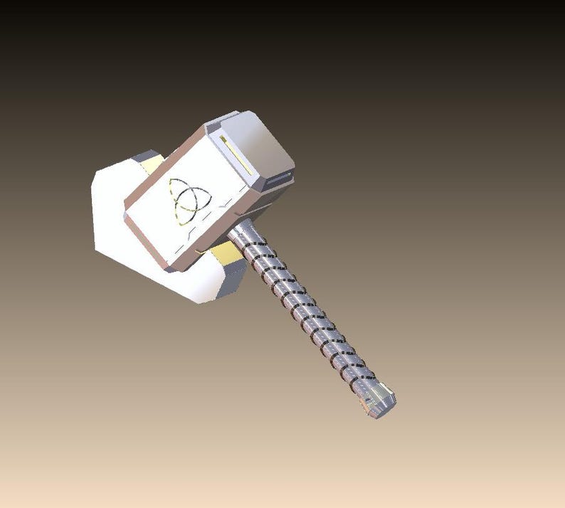 Thor Hammer - Light Mountable Inside - Stl Files - Etsy