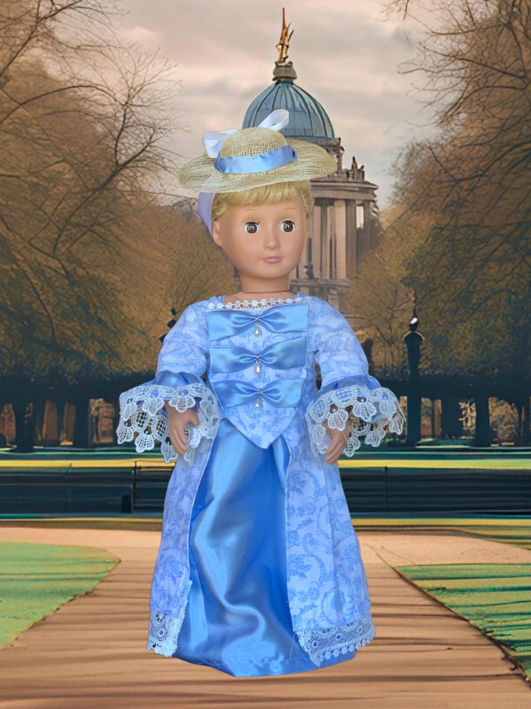 Rococo Era 18 Inch Doll Dress | American Girl/our Generation - Etsy