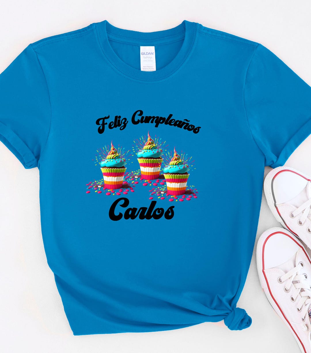 Customizable Feliz Cumpleaños T-shirt - Unique Gift Idea - Etsy