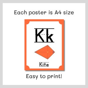 Math Vocabulary Alphabet Posters | Modern Boho Rainbow Classroom Decor ...