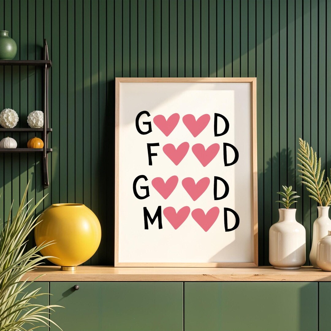 Cute Cooking Art Aesthetic Kitchen Decor Kitchen Wall Art Print ...