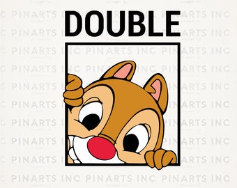 Chip and Dale Png, Double Trouble Png, Disney Couple Png, Disney Family ...