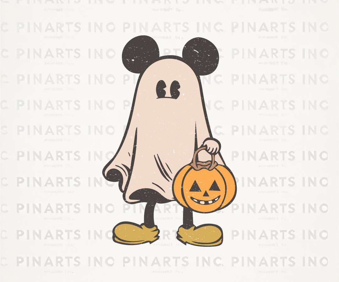 Mickey Ghost Halloween Png, Mickey Ghost Png, Mickey's Not so Scary Png ...
