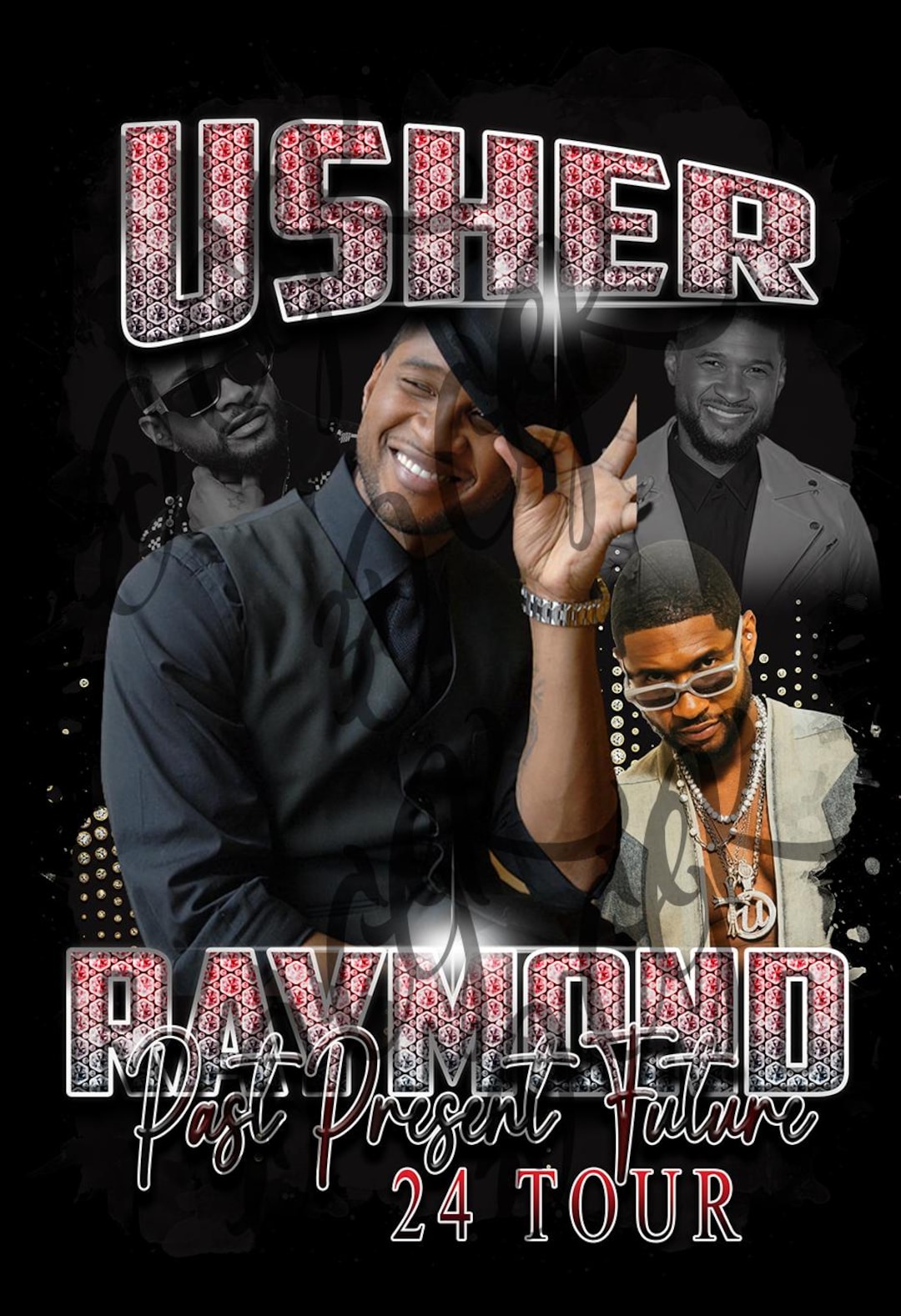 Usher Past Present and Future Tour - Etsy