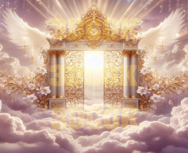 Digital Heaven Backgrounds - Etsy