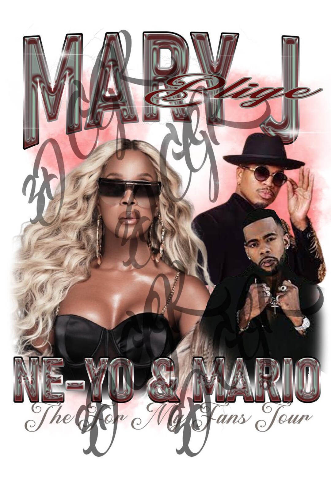 Mary J Blige the Four My Fans Tour - Etsy