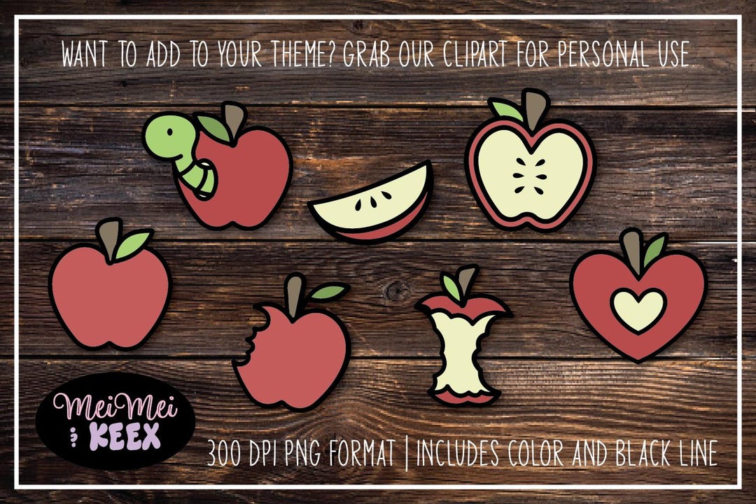 Apple Clipart, Fall Clipart, Homeschool, Printable Activity, Clipart ...