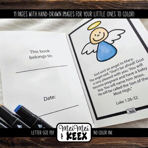 Nativity Coloring Book, Printable, Christmas Coloring, Homeschool ...