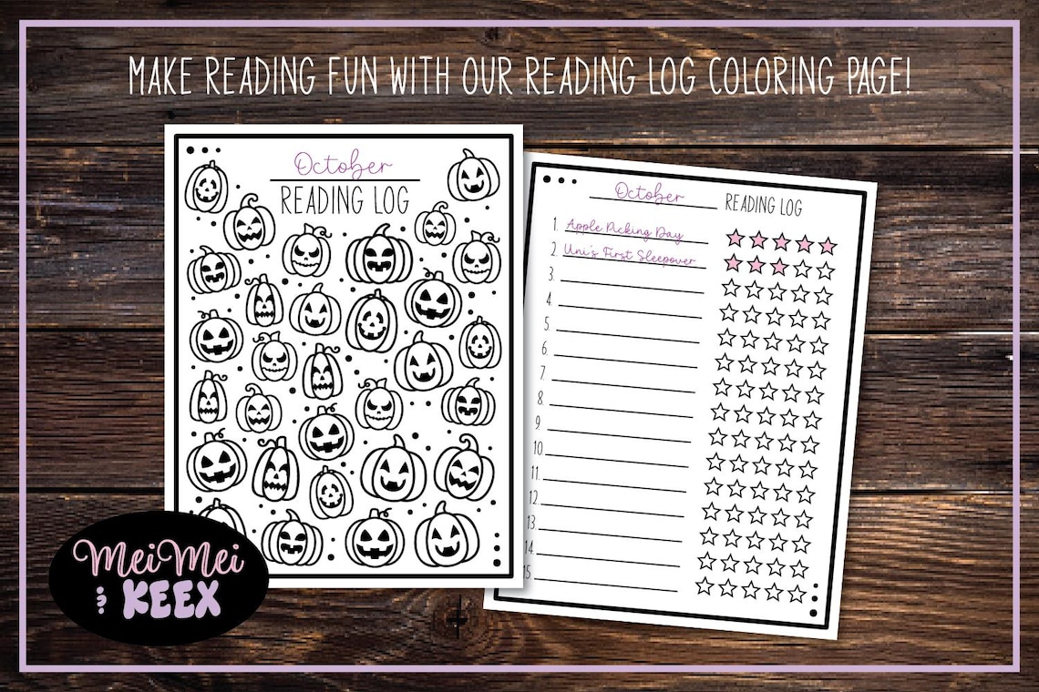 Reading Log Printable, Reading Tracker for Kids, Homeschool, Reading ...