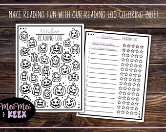 Reading Log Printable, Reading Tracker for Kids, Homeschool, Reading ...