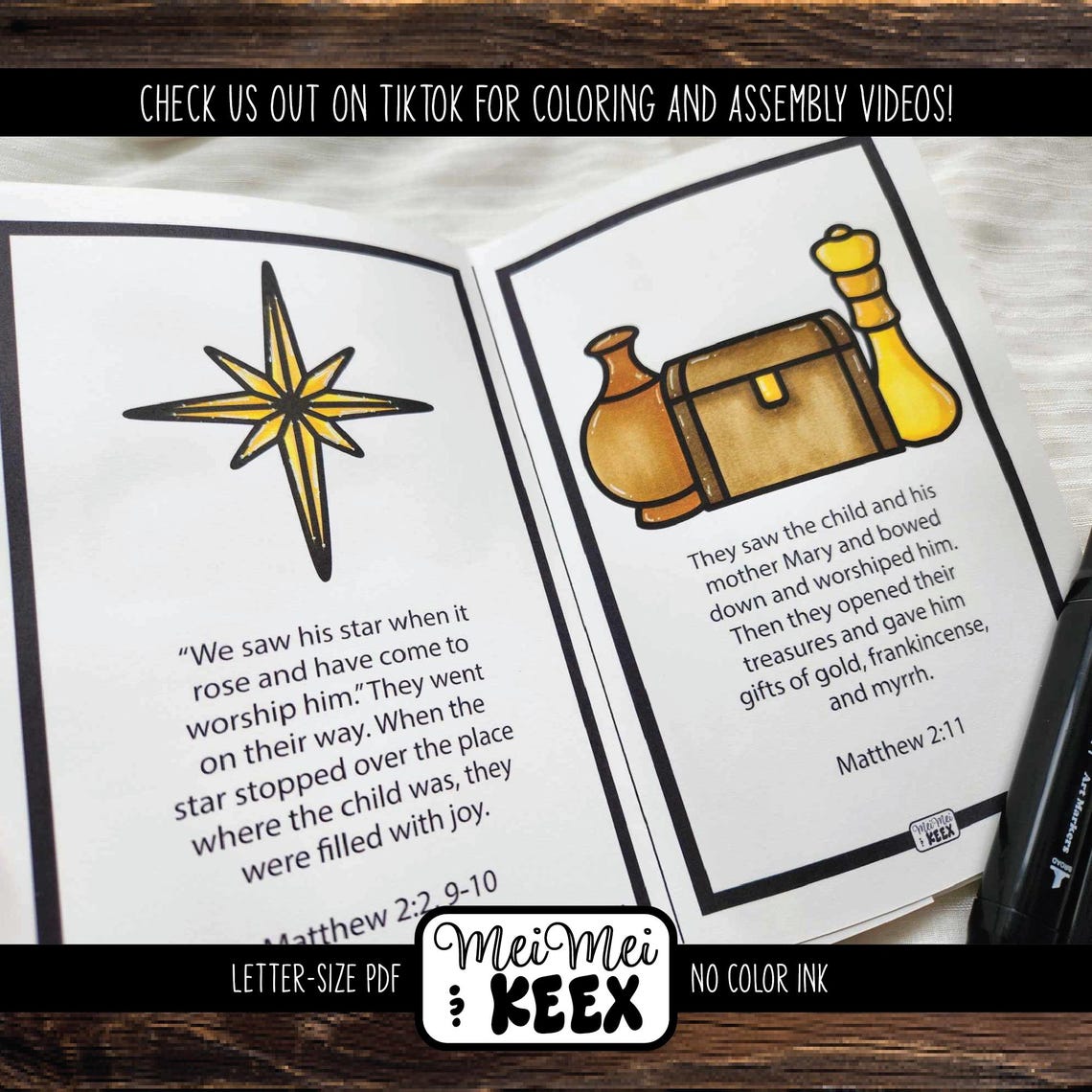 Nativity Coloring Book, Printable, Christmas Coloring, Homeschool ...